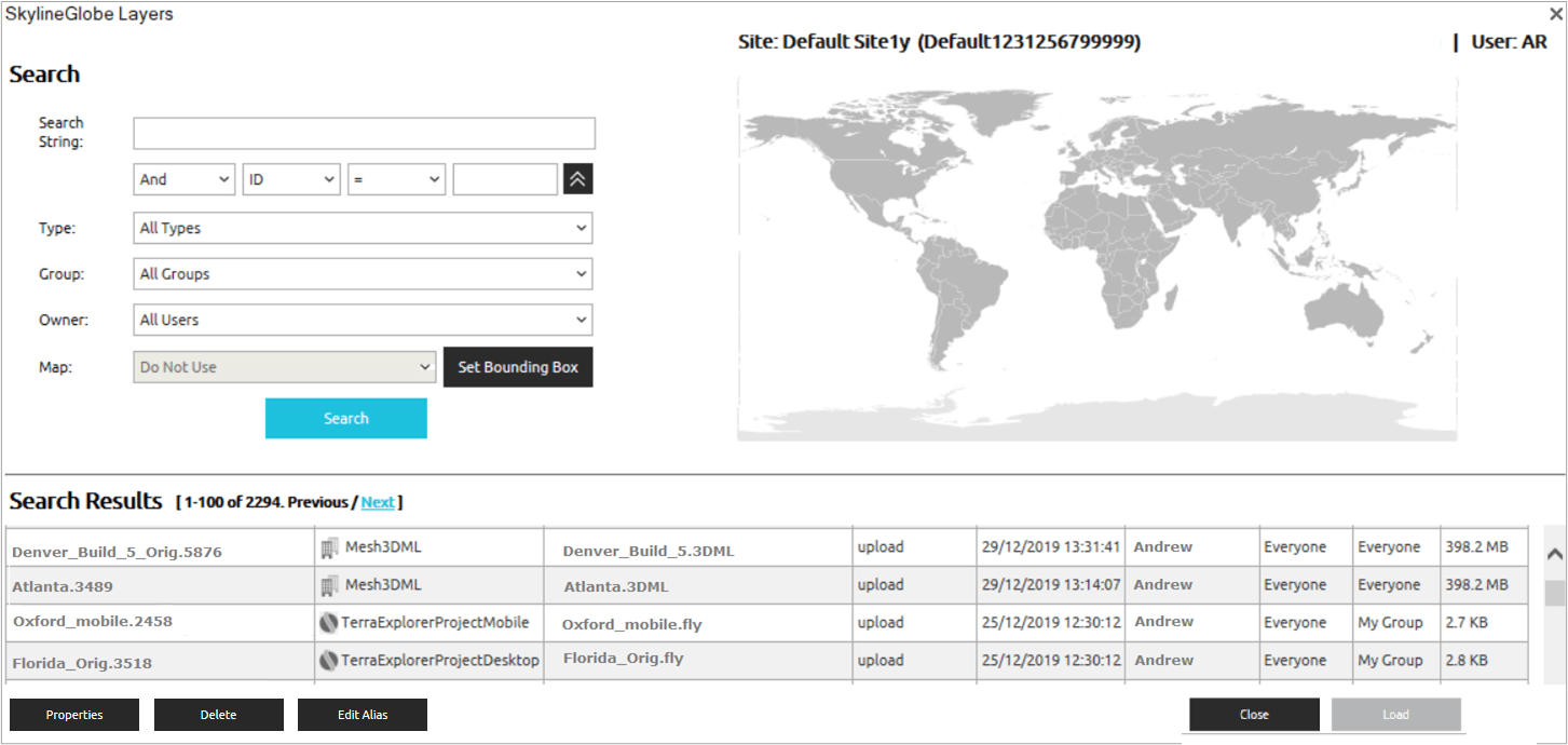 Managing Your Own SkylineGlobe Layers
